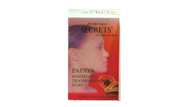 Jennifer Lopez Secret Papaya Transparent Soap – MamaTega