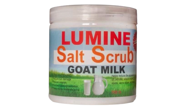 Lumine Salt Scrub Goat Milk – MamaTega