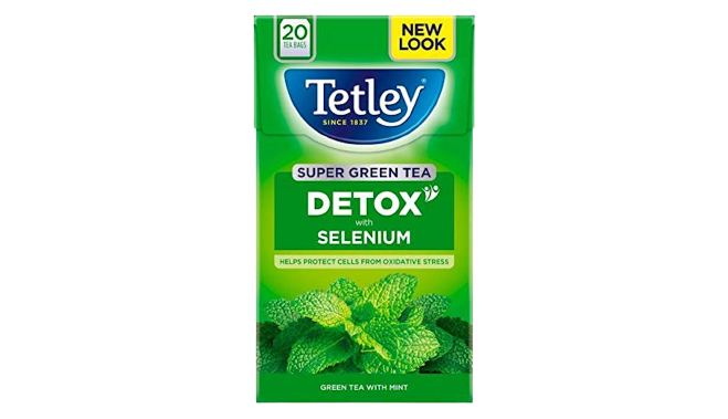 Tetley Super Green Tea Detox With Selenium – MamaTega