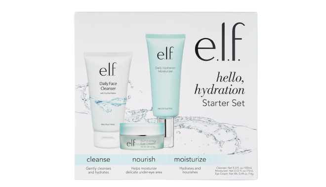 E.L.F Skin Care Starter Kit(Cleanser, Eye Cream, Moisturizer) – MamaTega
