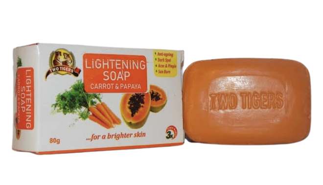 Two Tigers Lightening Soap Carrot And Papaya – MamaTega