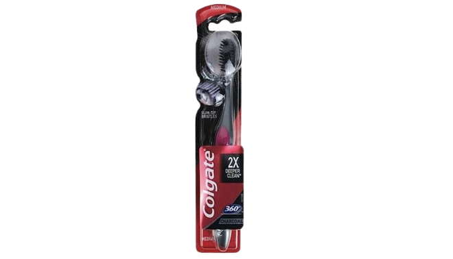 Colgate 2X Deeper Clean Charcoal Tooth Brush – MamaTega