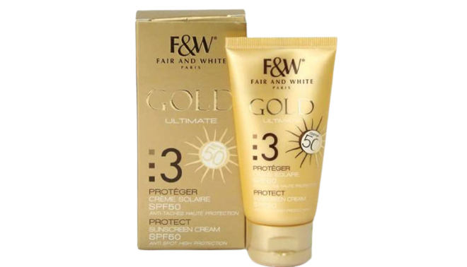 Fair And White Gold3 Sunblock – MamaTega