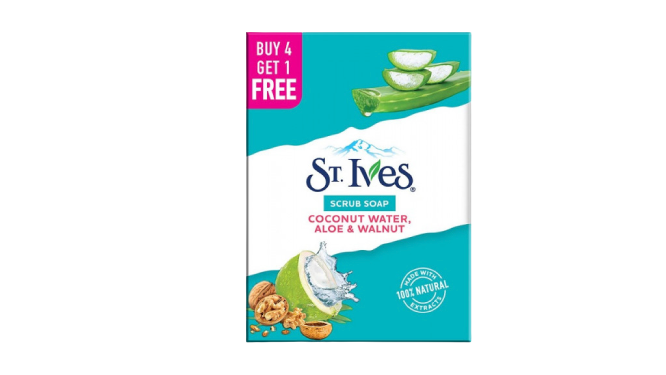 St Ives Scrub Soap Coconut Water, Aloe & Walnut – MamaTega