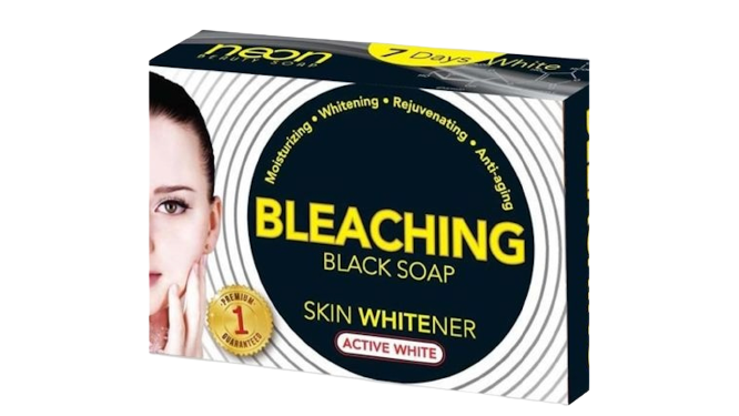 Neon Bleaching Black Soap Skin Whitener – MamaTega